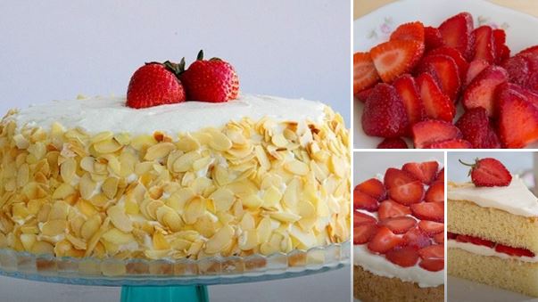 Recepte: Vasarīga zemeņu torte
